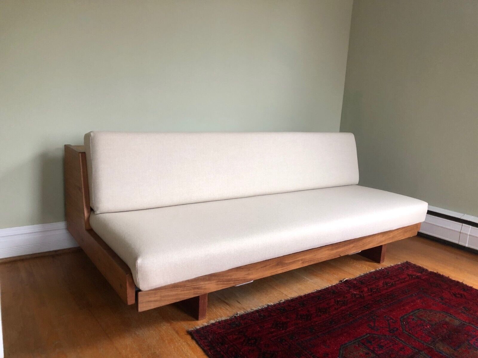 Rare Hans Wegner Mid Century Danish Modern GE77 Double Daybed Teak ...