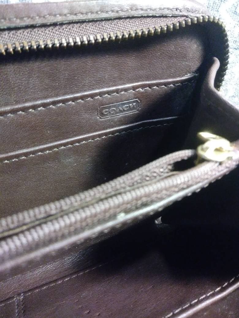 Brown Coach Wallet Vintage 1970s