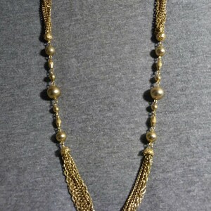 70s Retro Gold Tone Beads and Chains. Feel the Love of the 70s Mixed ...
