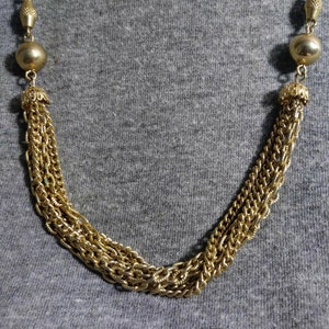 70s Retro Gold Tone Beads and Chains. Feel the Love of the 70s Mixed ...