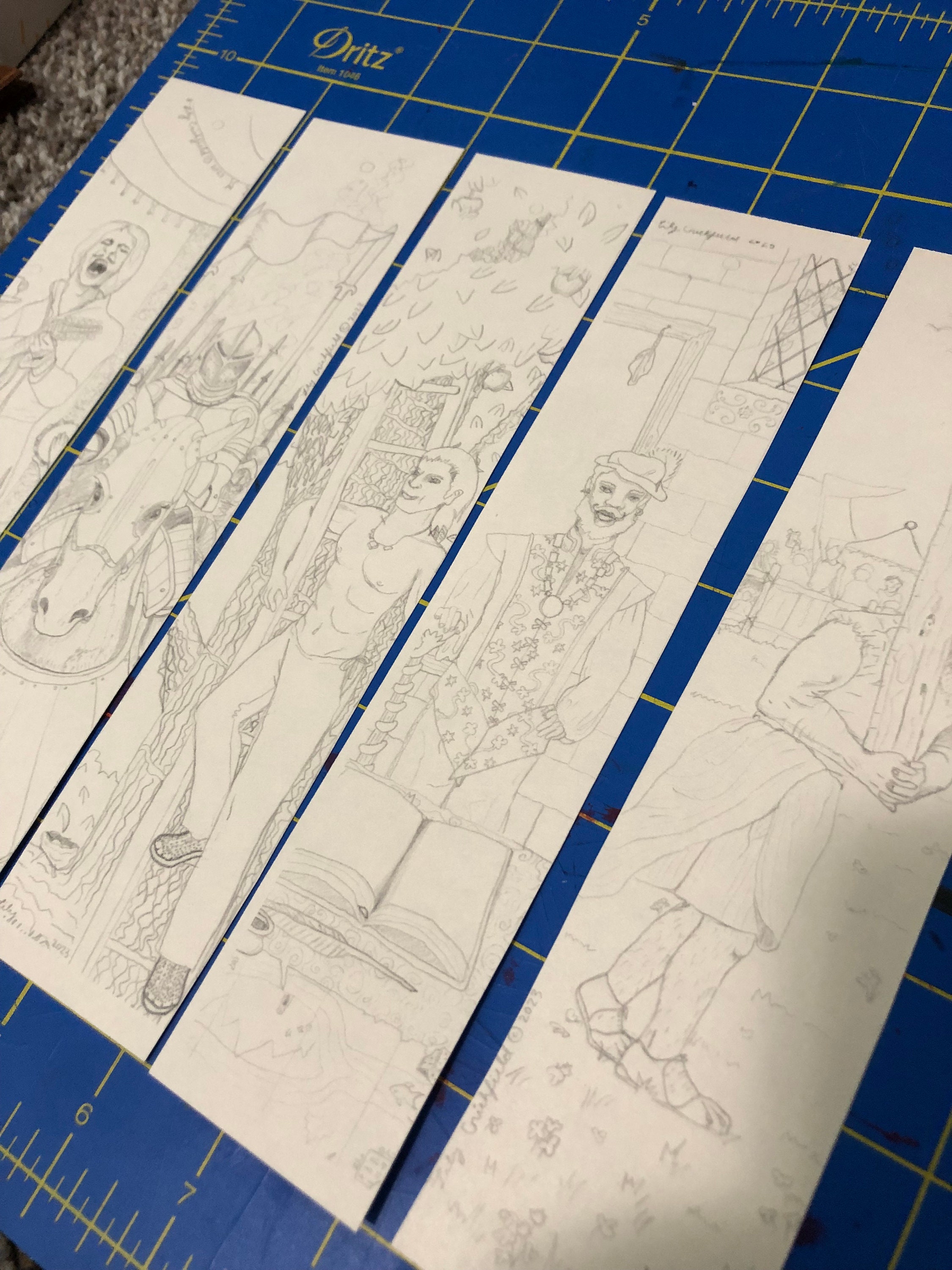Coloring Bookmarks: Powerful Men - Etsy