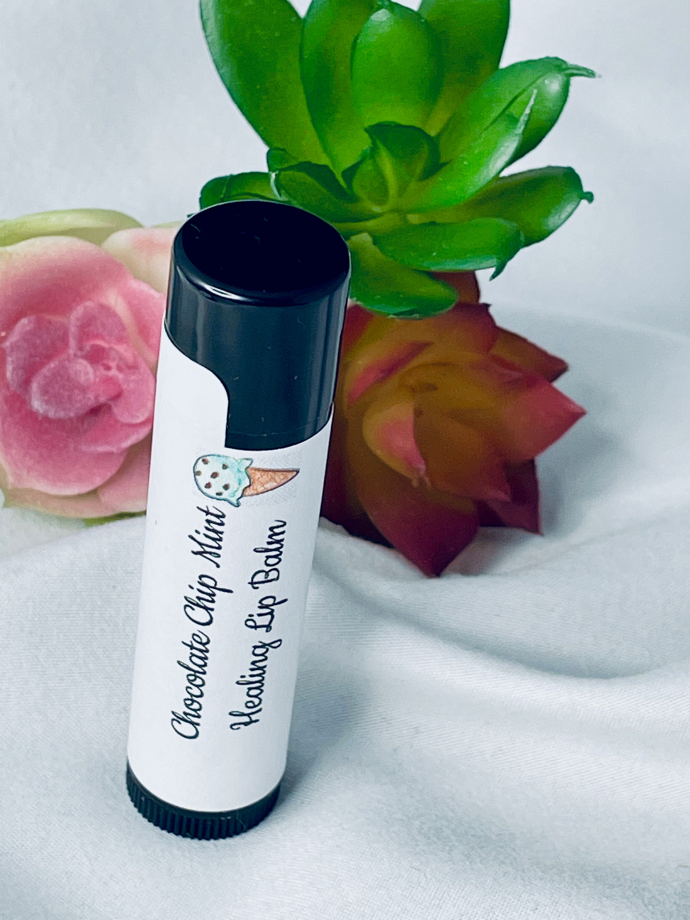 Lip Balm Healing All Natural- Homemade With Beeswax Shea Butter ...