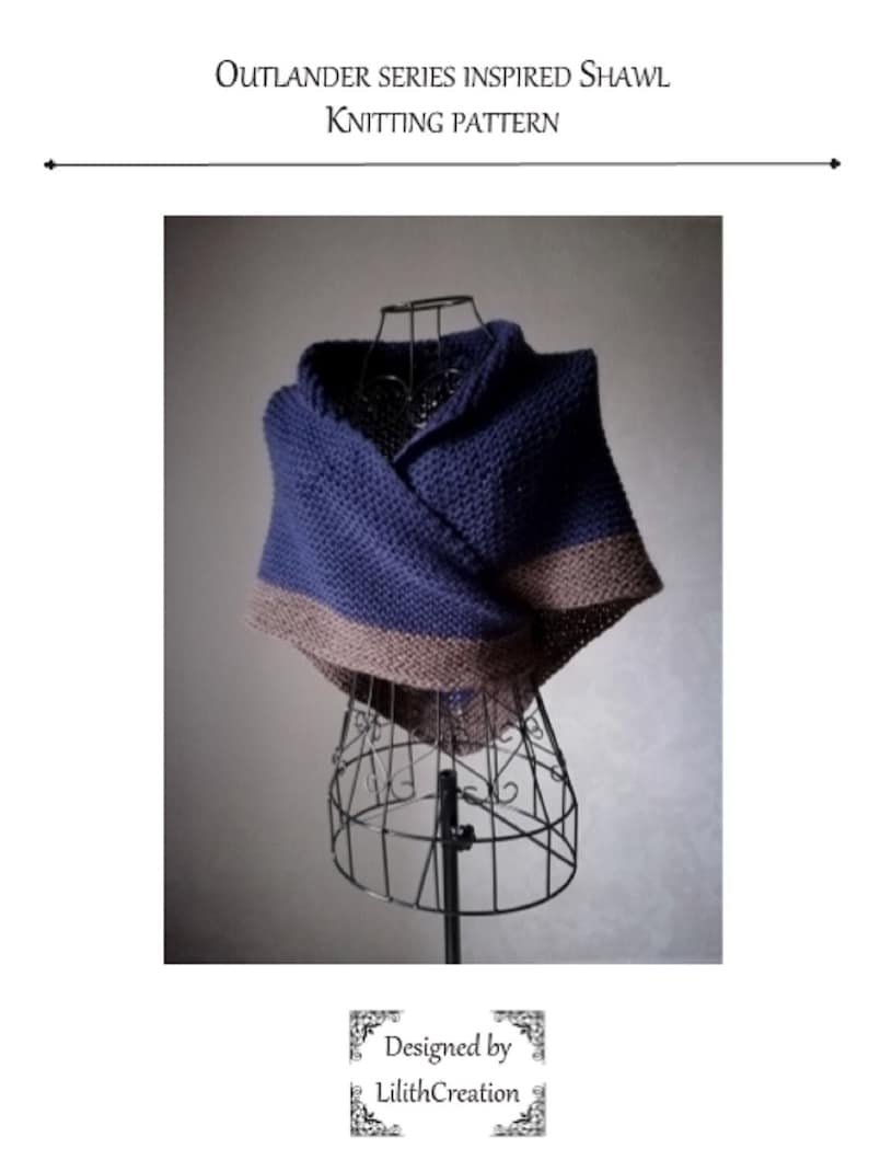 Outlander Shawl PATTERN Claire Shawl Knitting Pattern | Etsy