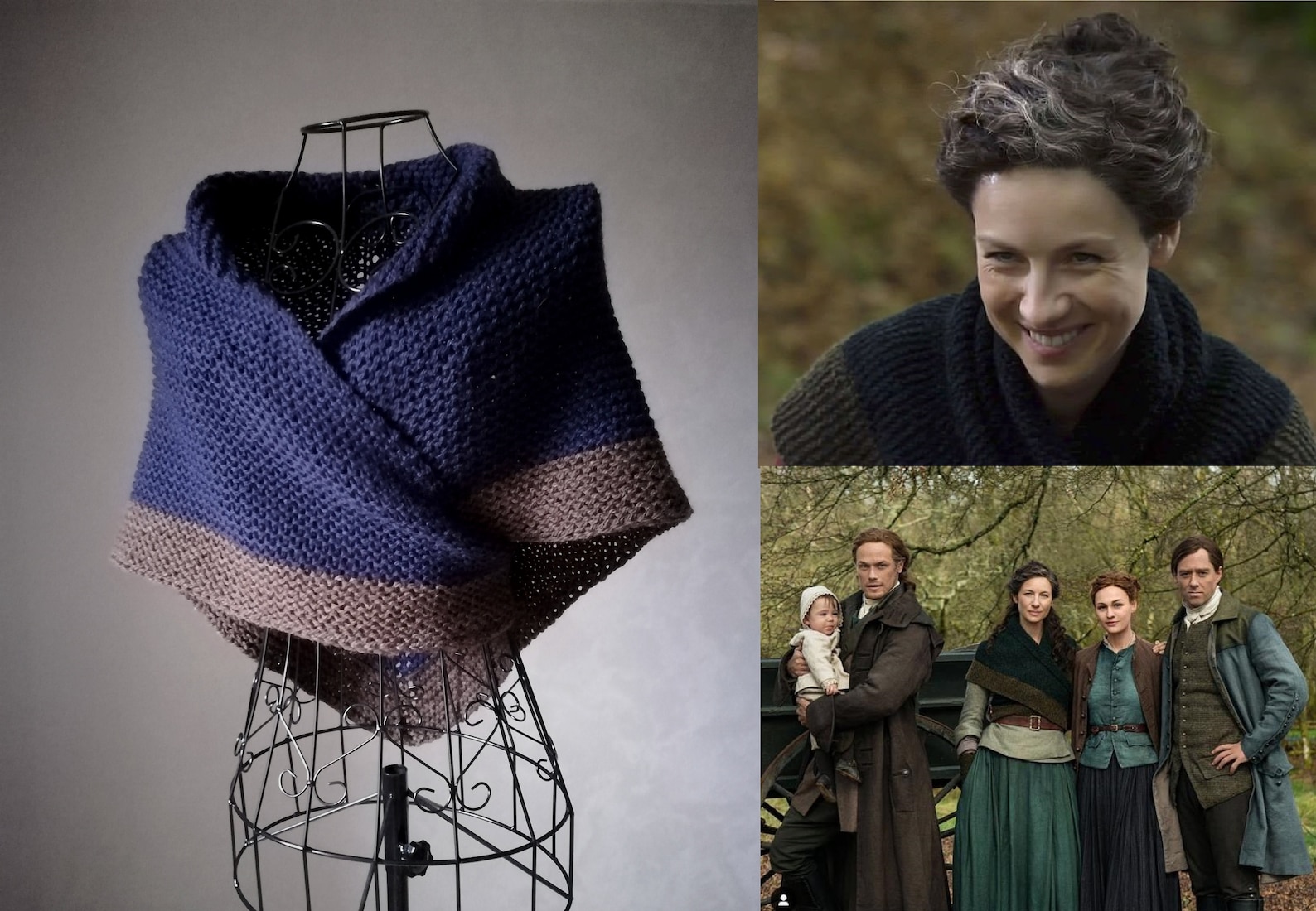 Outlander Shawl PATTERN Claire Shawl Knitting Pattern | Etsy