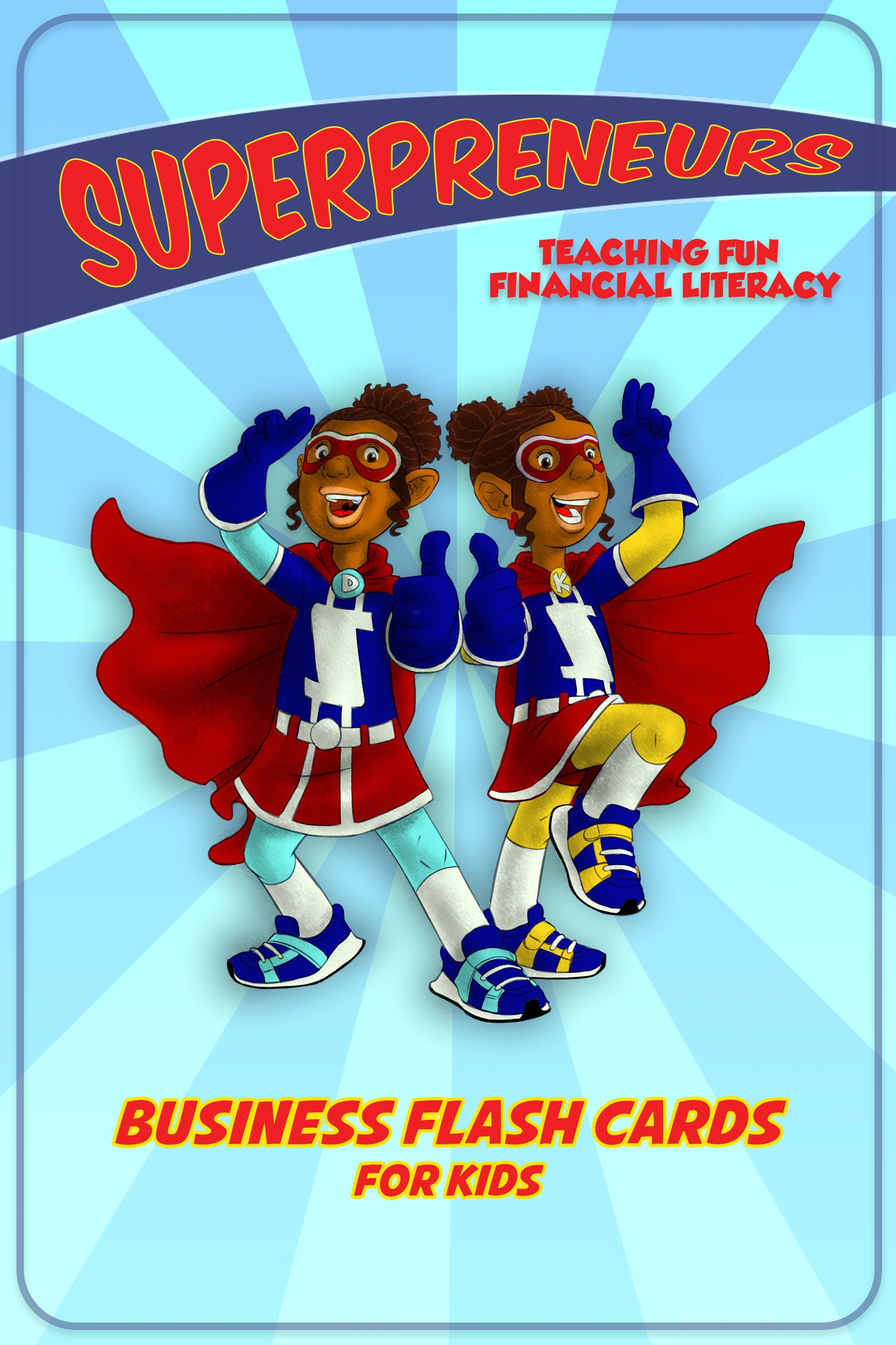 Fun Financial Literacy Flash Cards, Superprenuers Teaching Fun ...