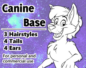 Anthro Canine Base - Etsy