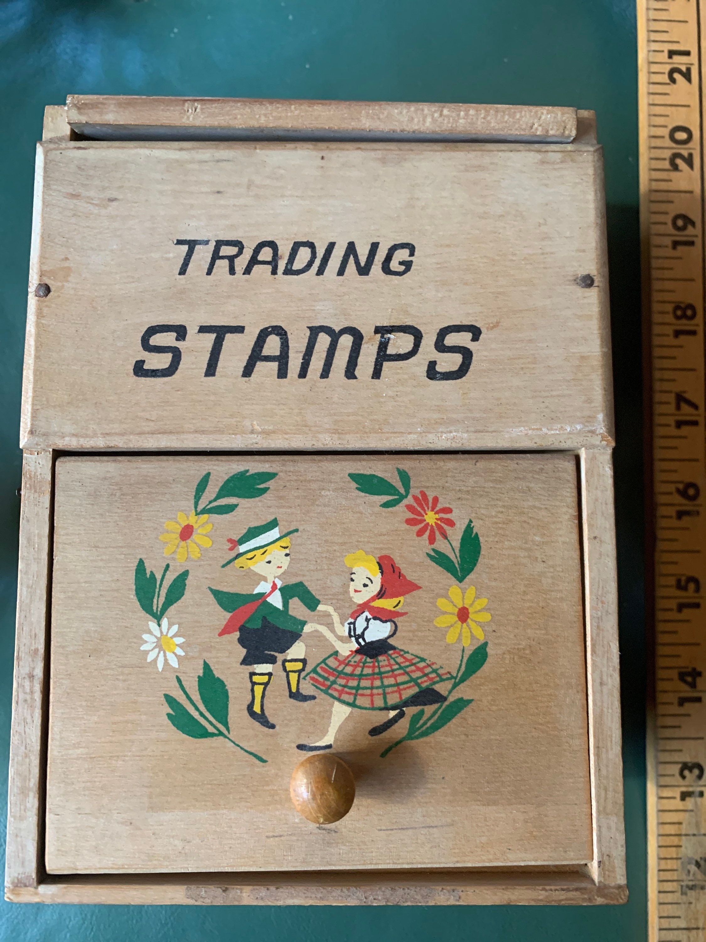 MCM Trading Stamp Box - Etsy