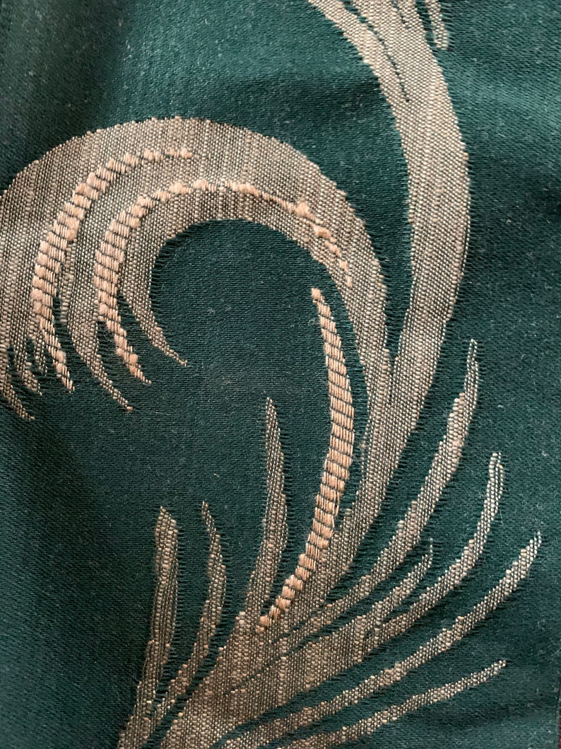 Antique French Edwardian Drapery Fabric Brocade - Etsy
