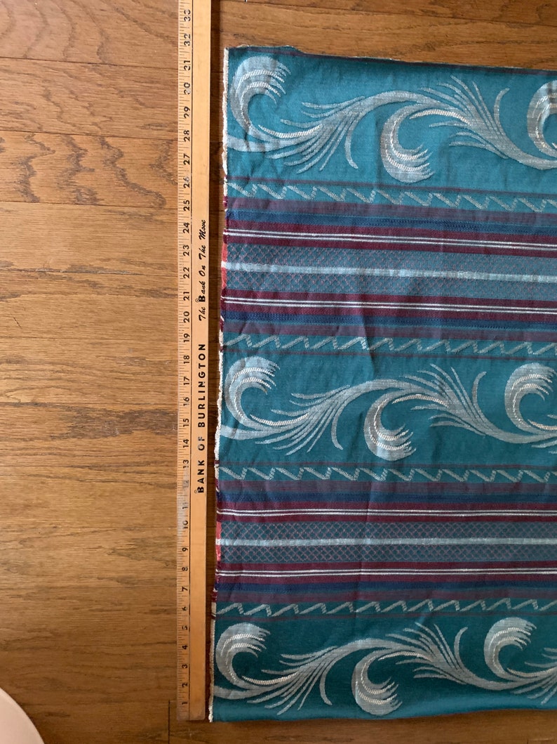 Antique French Edwardian Drapery Fabric Brocade - Etsy