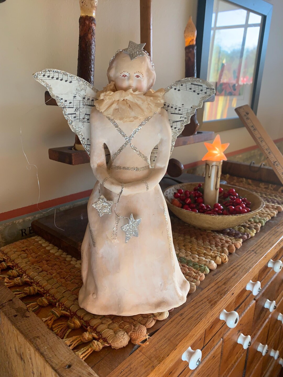 Bethany Lowe DEE FOUST Angel Vintage - Etsy