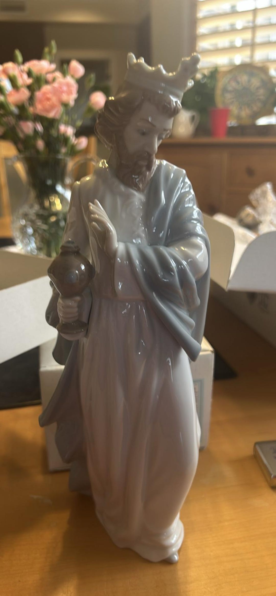Vintage Lladro Made in Spain Three Kings Gaspar ,” ”nativity Figurine ...