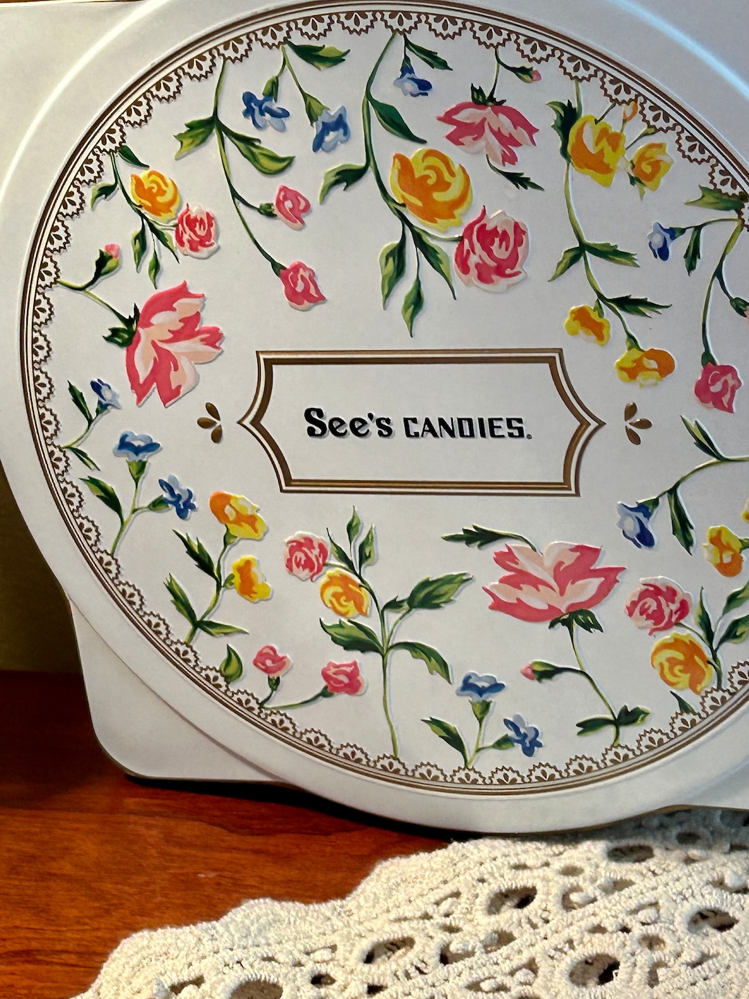 Vintage Sees Candy Spring Bouquets Tin, Easter Tin , Home Storage - Etsy