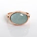 Aquamarine Ring Rose Gold - March Birthstone Ring - March Birthstone ...