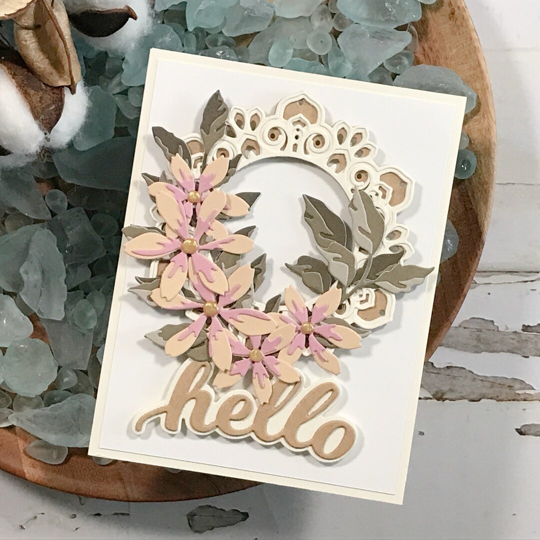 Handmade Greeting Card - Hello Encouragement Greeting Card - Hello Note ...