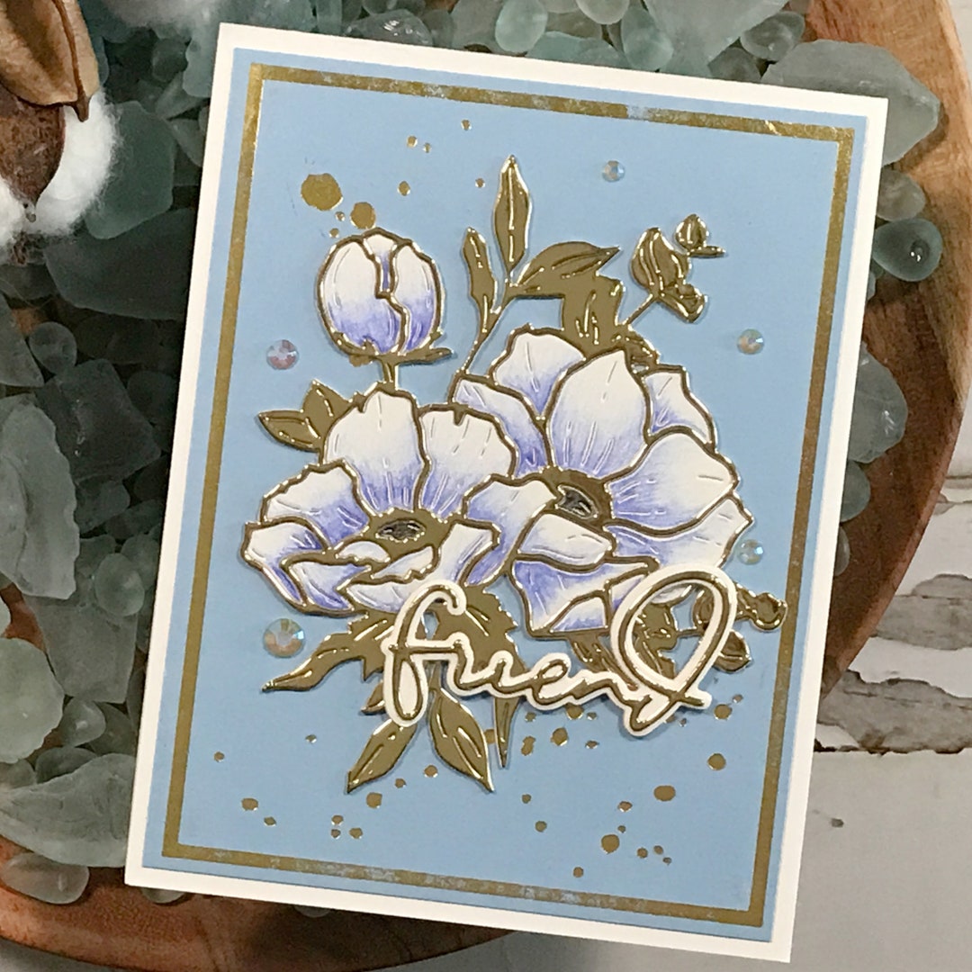 Handmade Greeting Card - Friends Encouragement Greeting Card - Friends ...