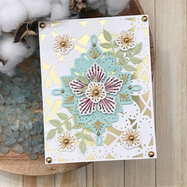 Hand Stitched Card - Etsy