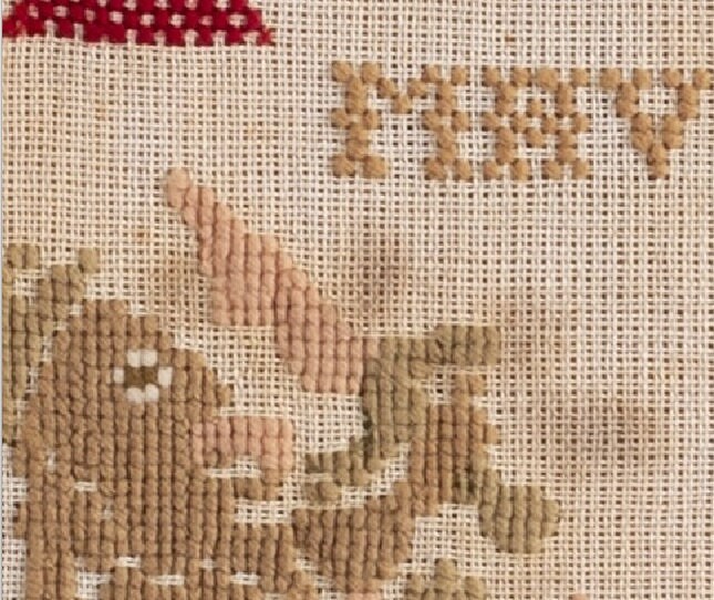 The Two Lions - Antique Dutch Cross Stitch Chart - PDF Pattern - Etsy