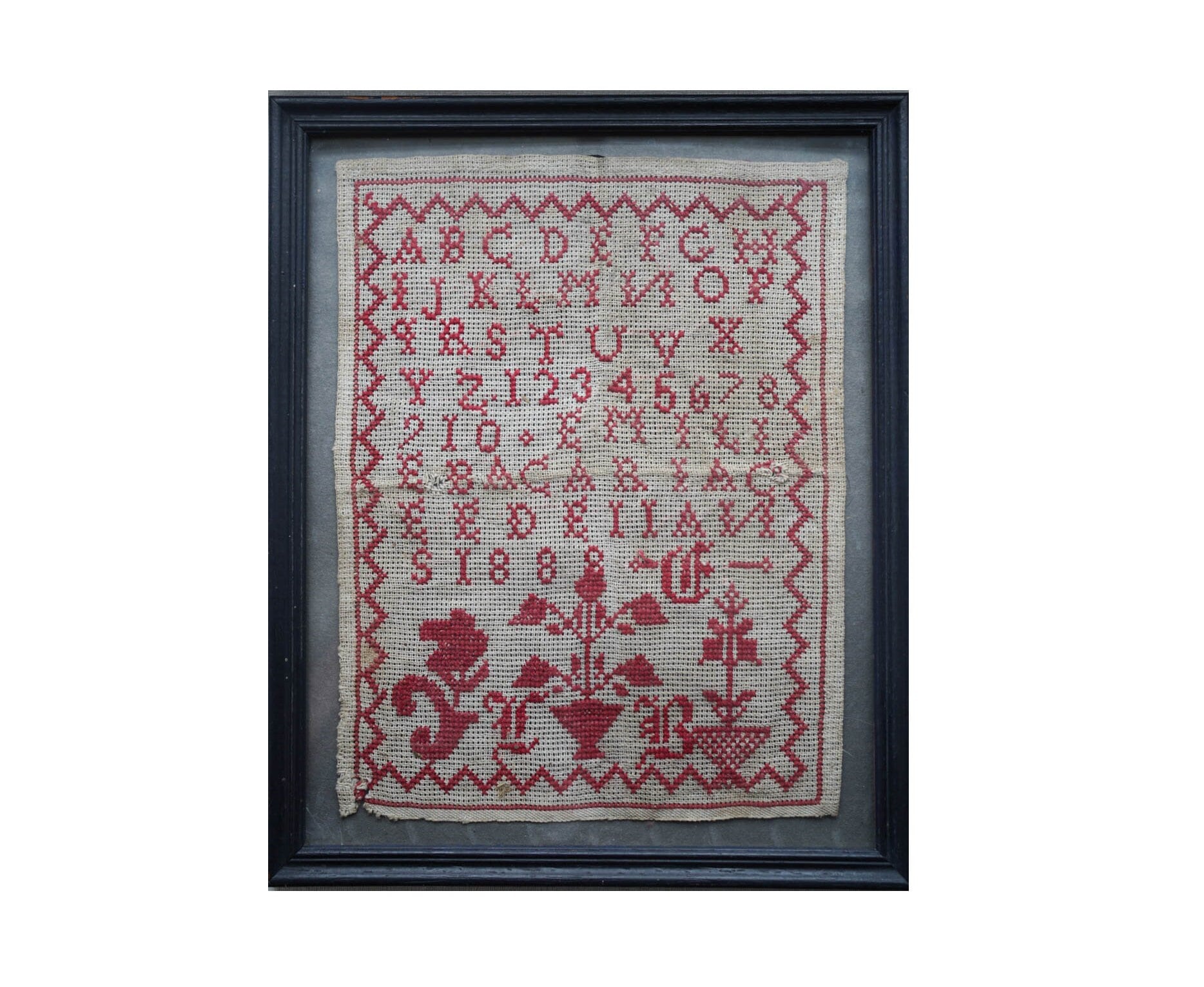 Emilie, 1888 - Antique French Cross Stitch Chart - PDF Pattern - Etsy