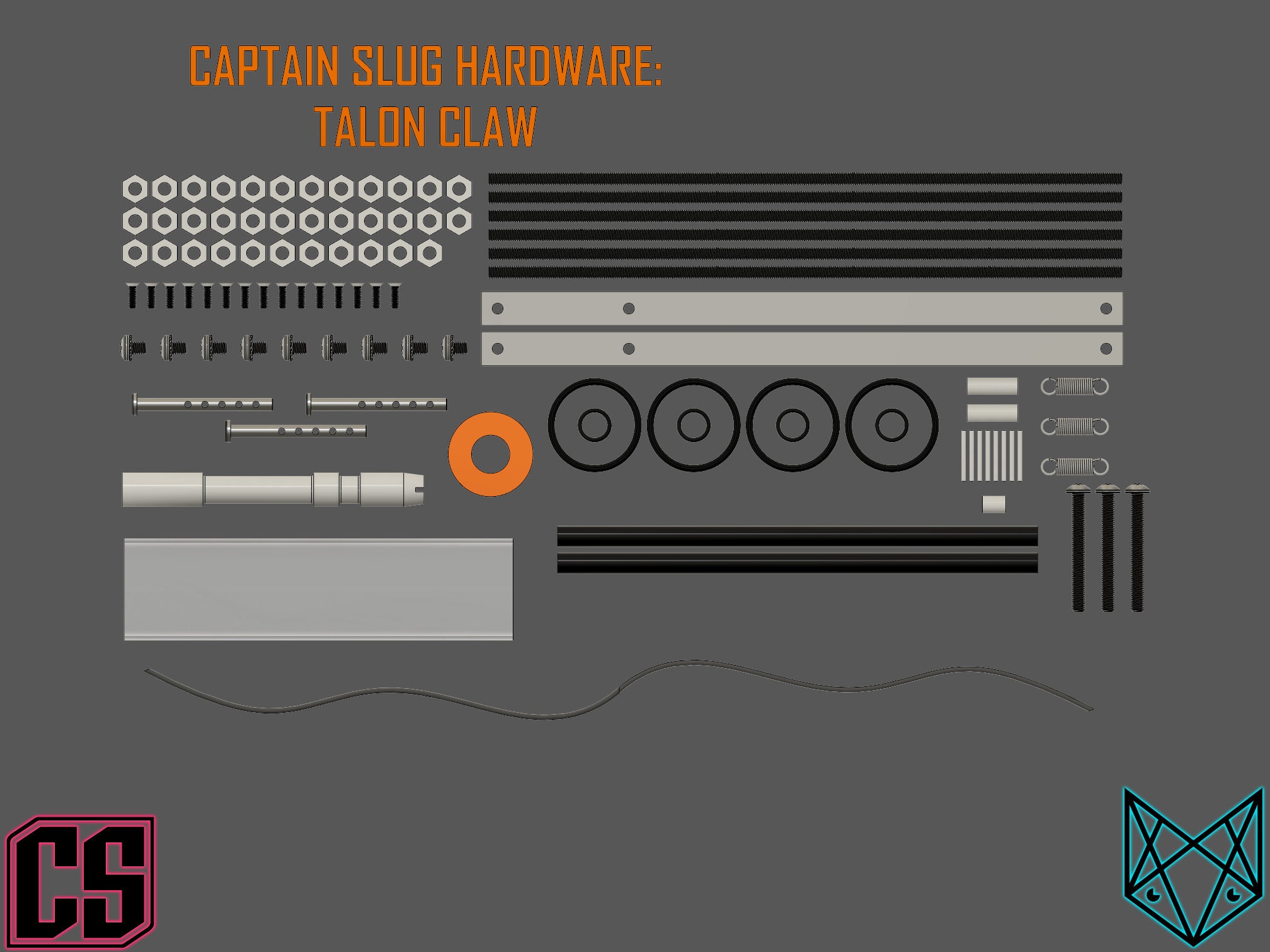 Captain Slug Talon Claw Hardware Kit - Etsy