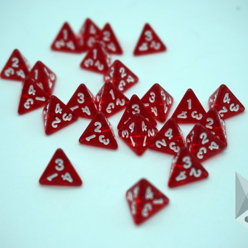 Set of Mini D4 for 5E Healing Potion Props | Etsy