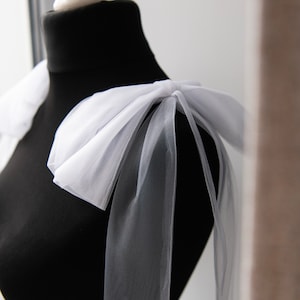 Removable Tulle Shoulder Bows: Wedding Dress Accessory (set of 2) - Etsy