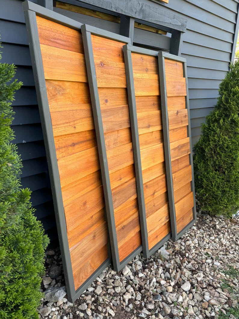 Modern Wood Shutters - Etsy