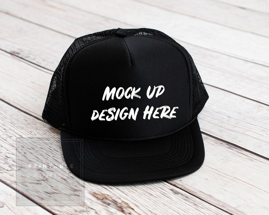 Hat Mock-up, Trucker Hat Mock up Baseball Hat, Blank Cap Mockup, JPG ...