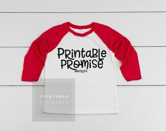 Next Level 3352 Hot Pink White Youth Raglan Mock up T Shirt | Etsy