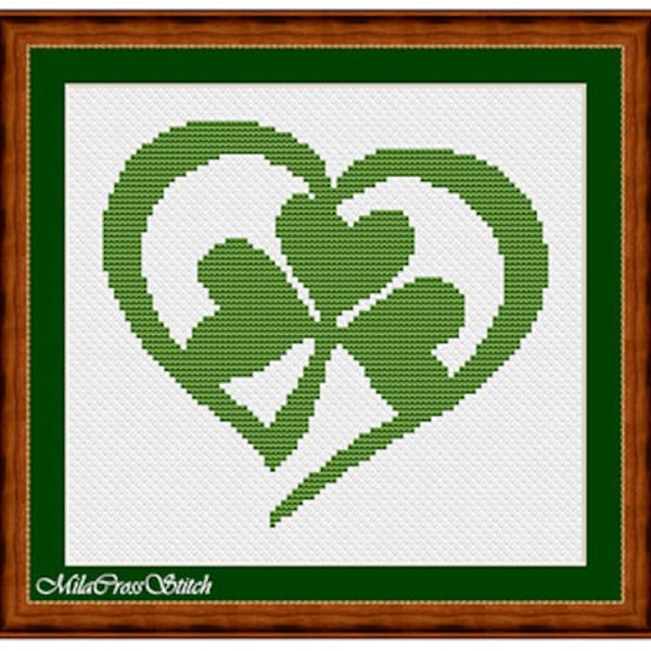 Shamrock Cross Stitch Patterns - Etsy