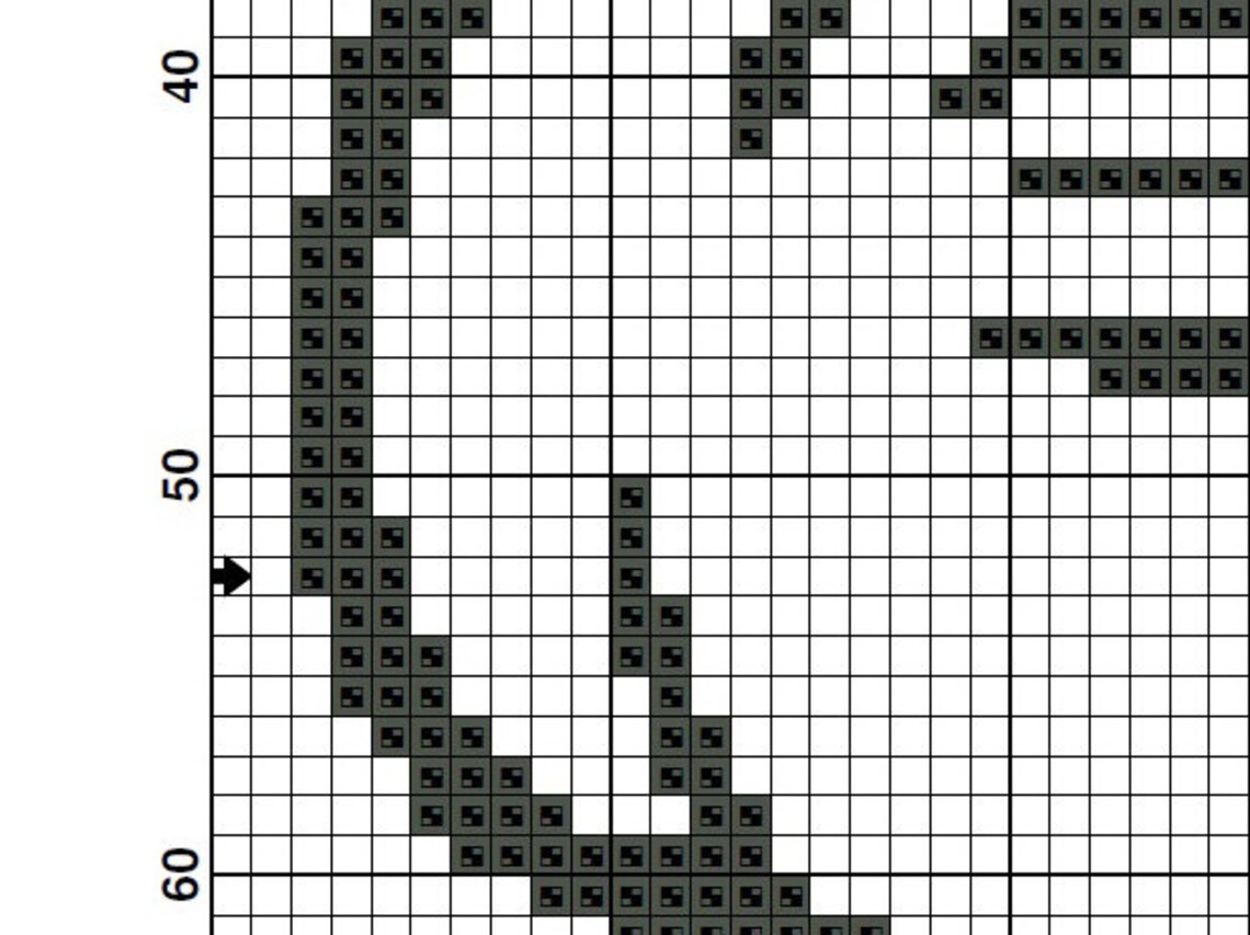 Cross Stitch Pattern – Dirty Sign Language Xstitch Chart – Modern DIY ...