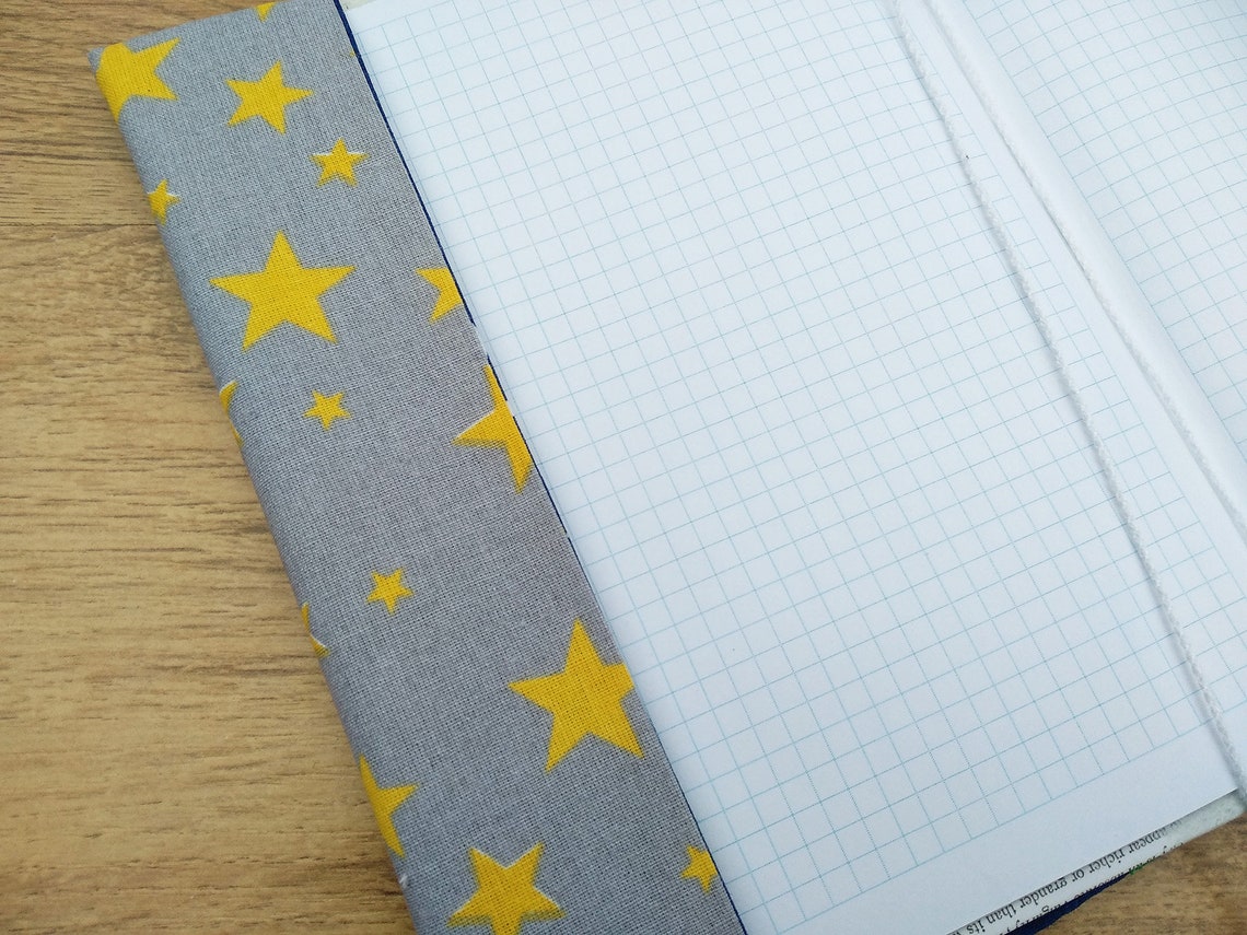 Christmas Notebook Double Sided Fabric Cover Hand | Etsy