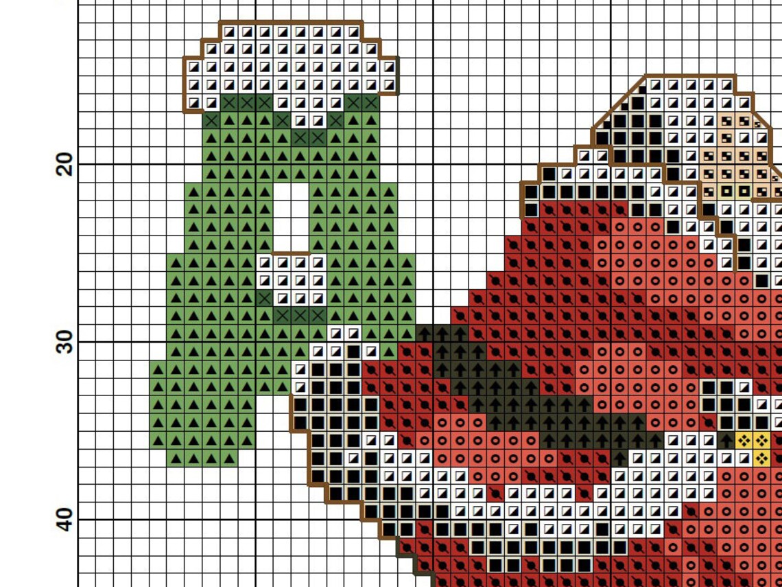 Christmas Alphabet Cross Stitch Pattern Counted Letters - Etsy