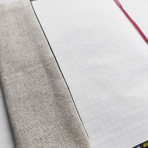 Ukrainian Notebook With Cross Stitched Reusable Cover. Hand Embroidery ...