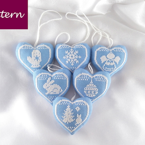 Blue and White Christmas Ornaments - Etsy