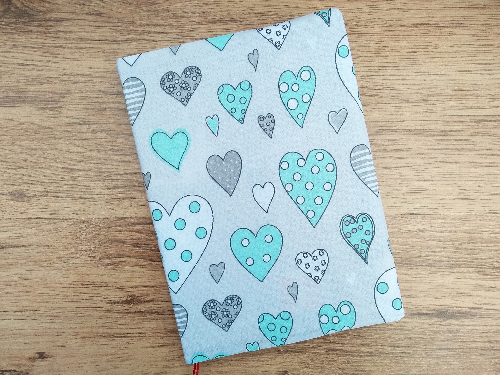 Christmas Notebook Fabric Double Sided Cover Hand - Etsy