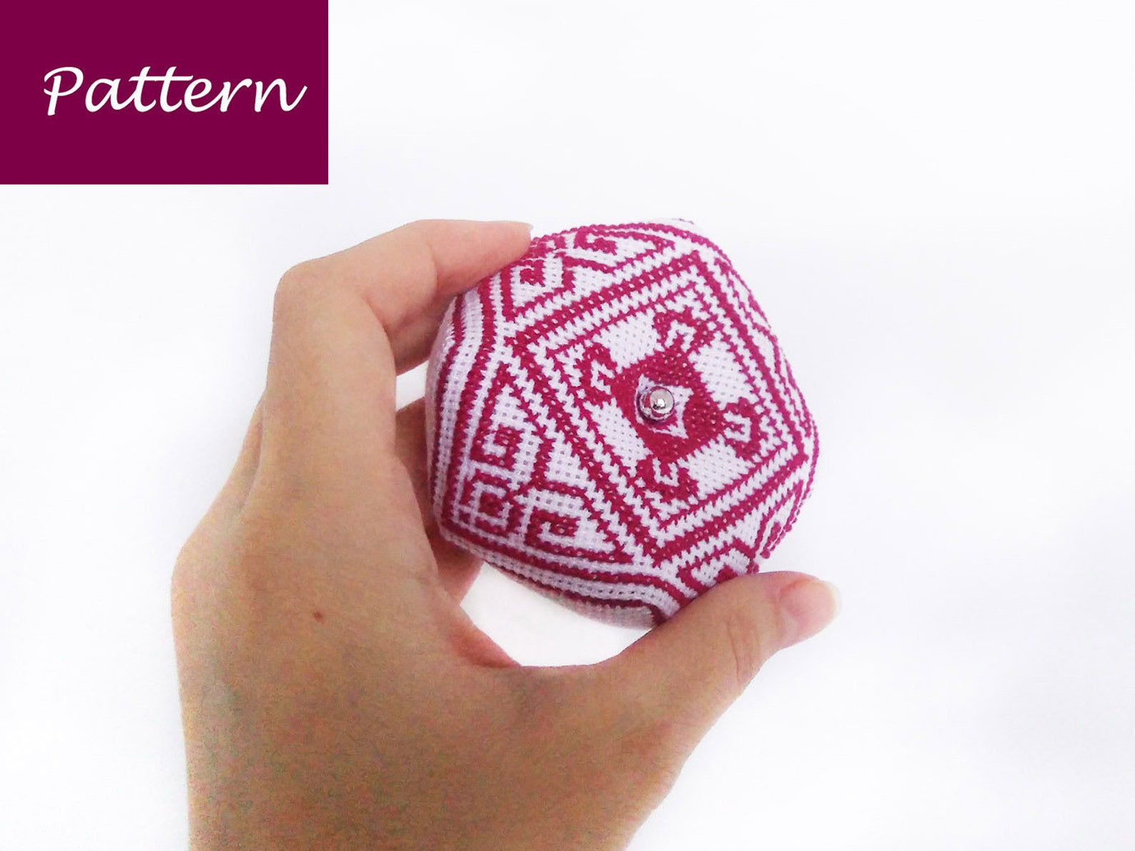 Pincushion Counted Cross Stitch Pattern DIY Biscornu One | Etsy