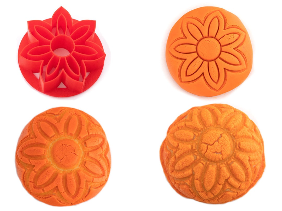 3.5″ Flower Pattern Bread Stamp/ Concha Stamp / Pan Dulce Stamp ...