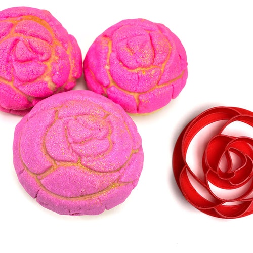 3.5 Rose Pattern Pan Dulce Stamp / Concha Stamp Rose Pattern - Etsy