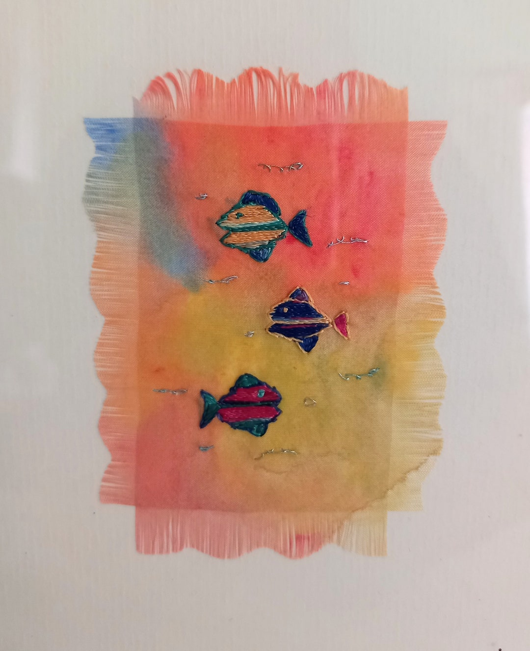 Original Framed Textile Embroidery Art by Jane Elizabeth Smith ...