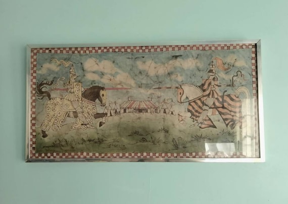 1970s Original Batik Art