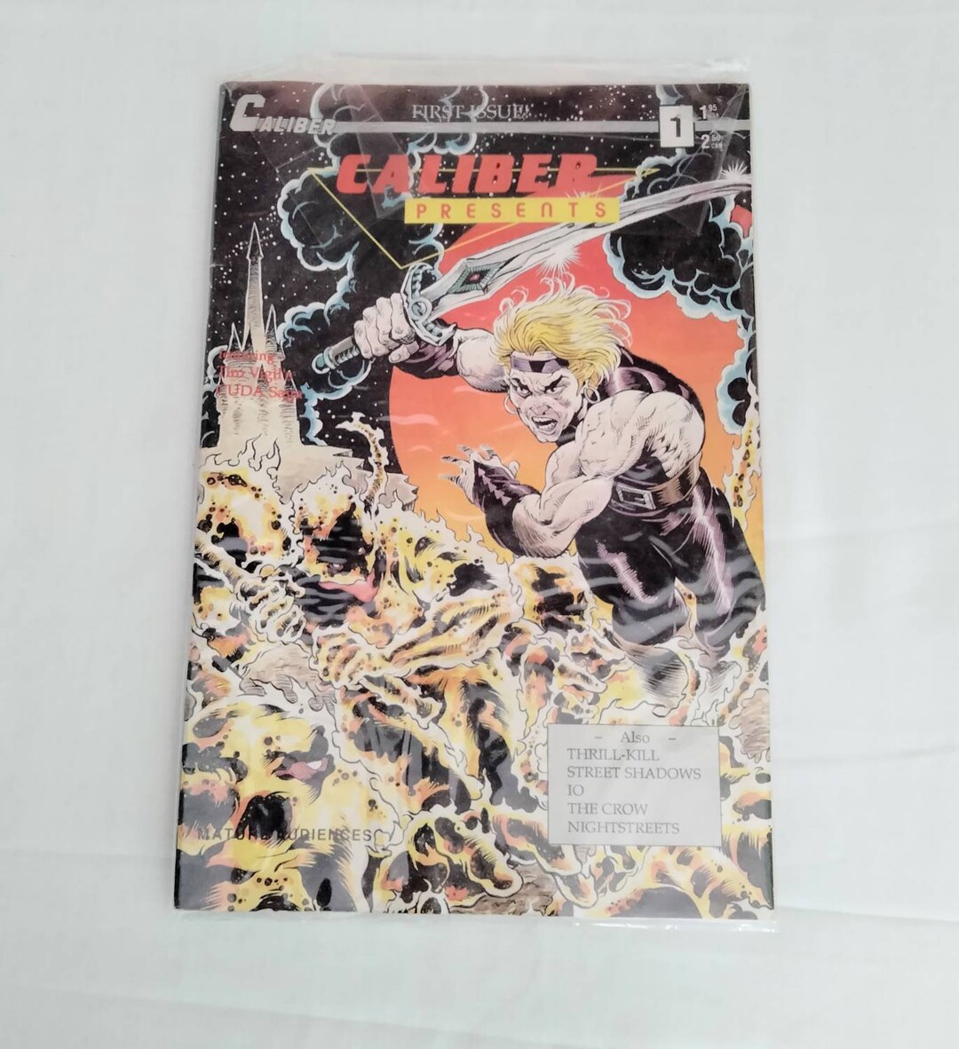 Caliber Presents 1 first Crow Appearance Caliber First Issue 1989 - Etsy