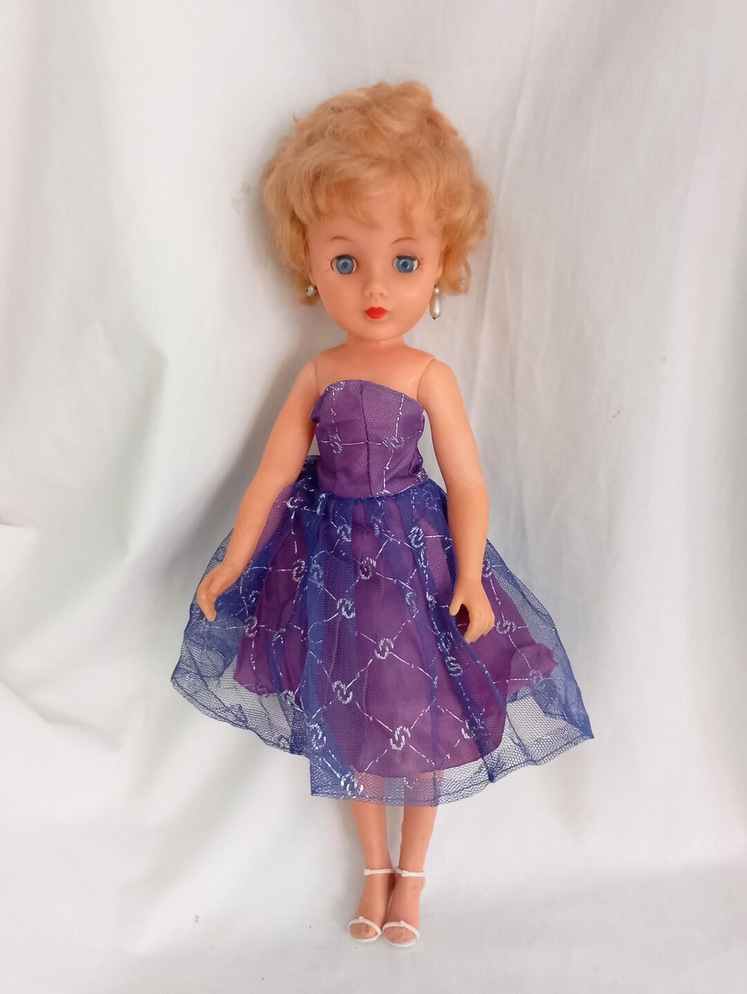 Vintage Roddy Vinyl Doll 1960s Fashion Girl Doll Original Clothing ...