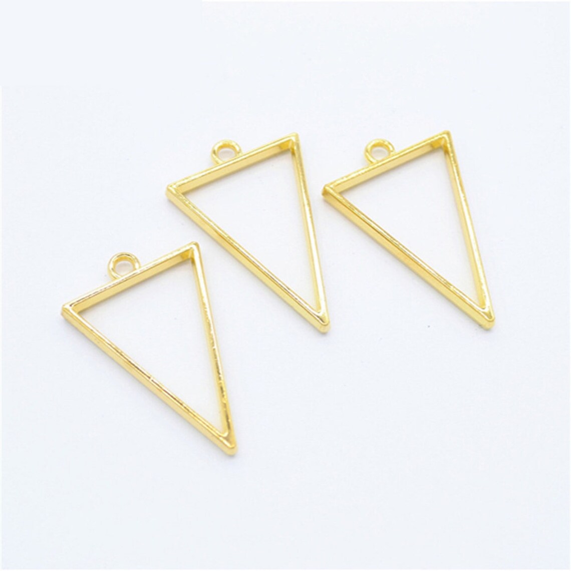 100pieces/lot Triangle Charm Alloy Jewelry Accessories - Etsy Norway