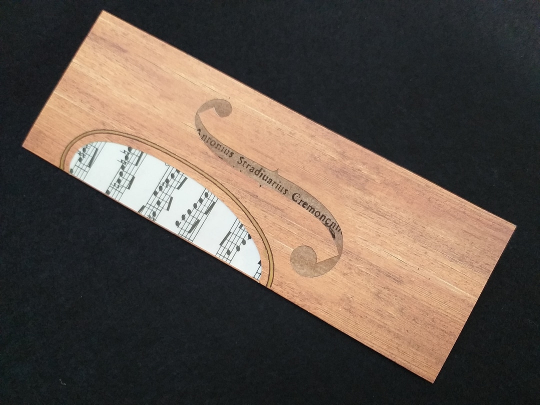 Violin Theme Card Stradivarius Label - Etsy