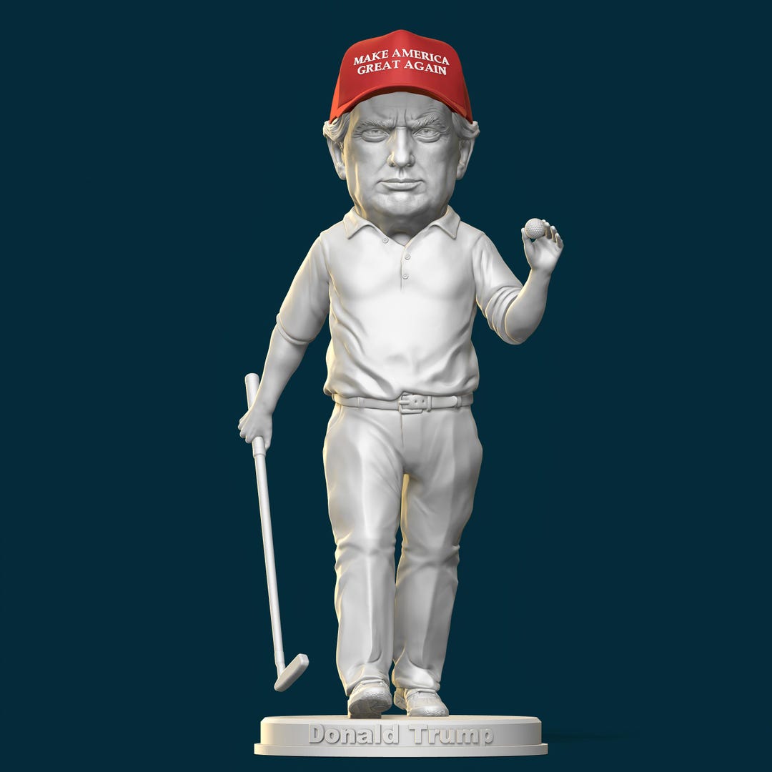 Satirical Trump MAGA Cap 3D Model, Political Satire (STL) - Etsy Canada