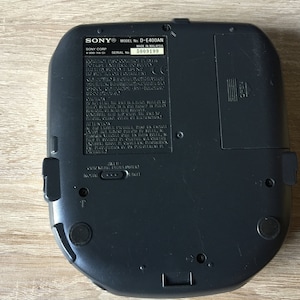 Vintage SONY CD Compact Player D-E400AN - Etsy