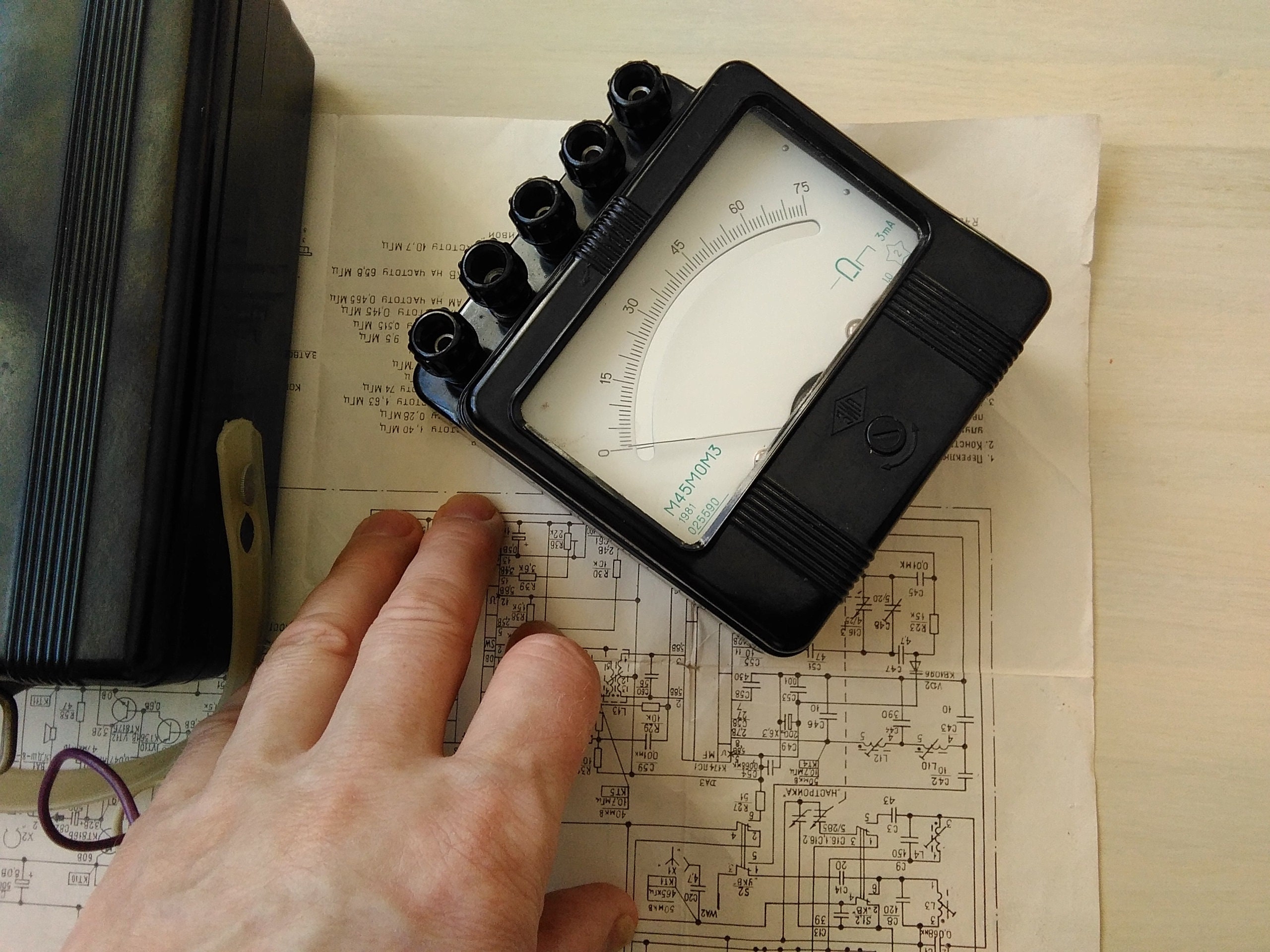 Voltmeter Instrument Vintage Measuring Instrument - Etsy