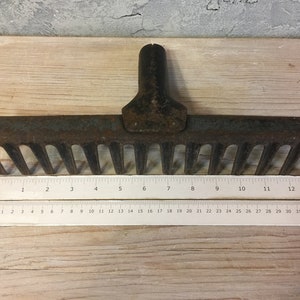 Primitive Farm Iron Rake, Metal Rake, Old Rake, Garden Decor - Etsy