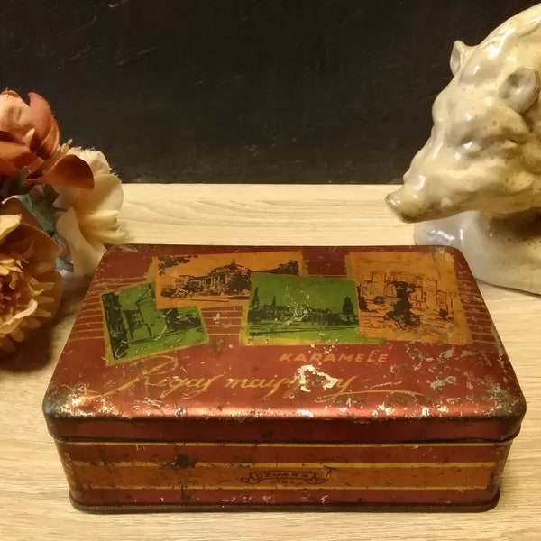 Rusty Metal Box - Etsy