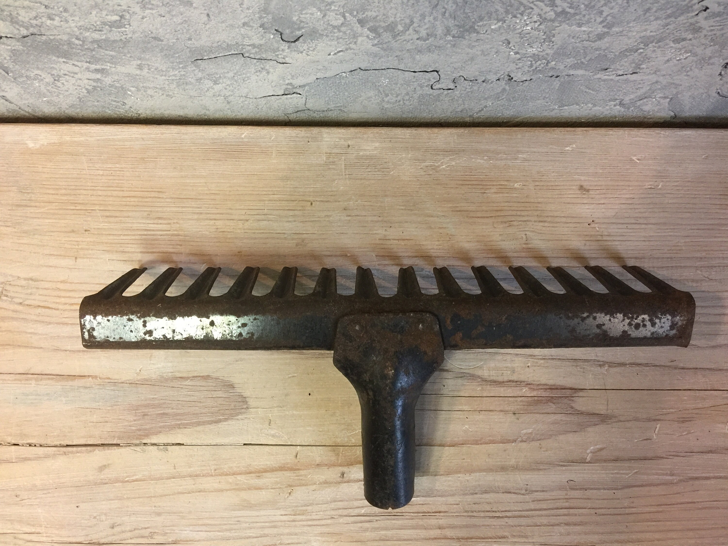 Primitive Farm Iron Rake Metal Rake Old Rake Garden Decor - Etsy